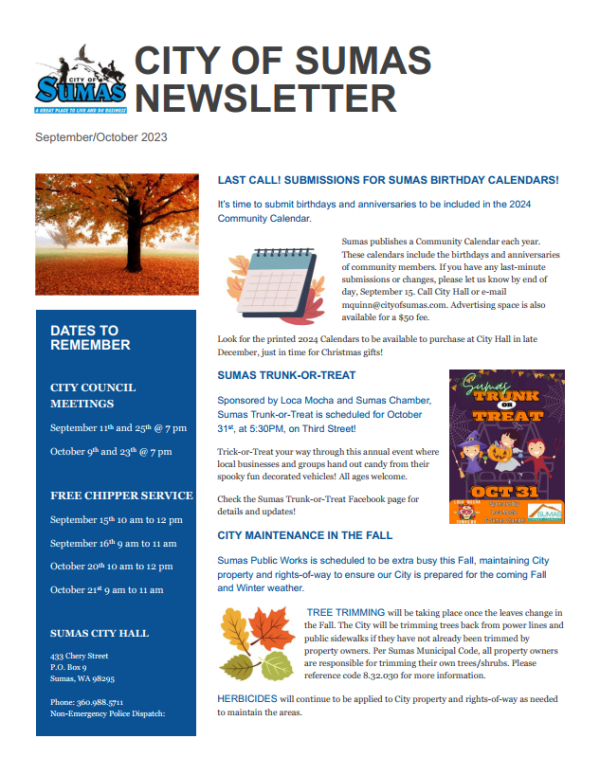 Official Website | City of Sumas | Washington