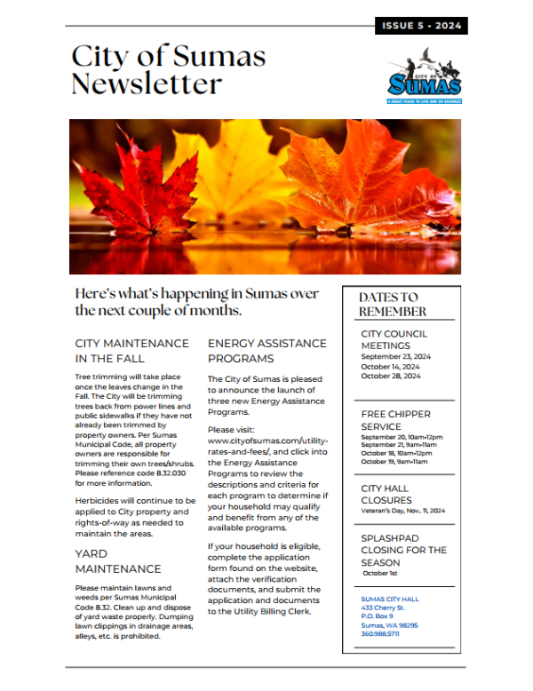 City of Sumas | Official Website | Washington