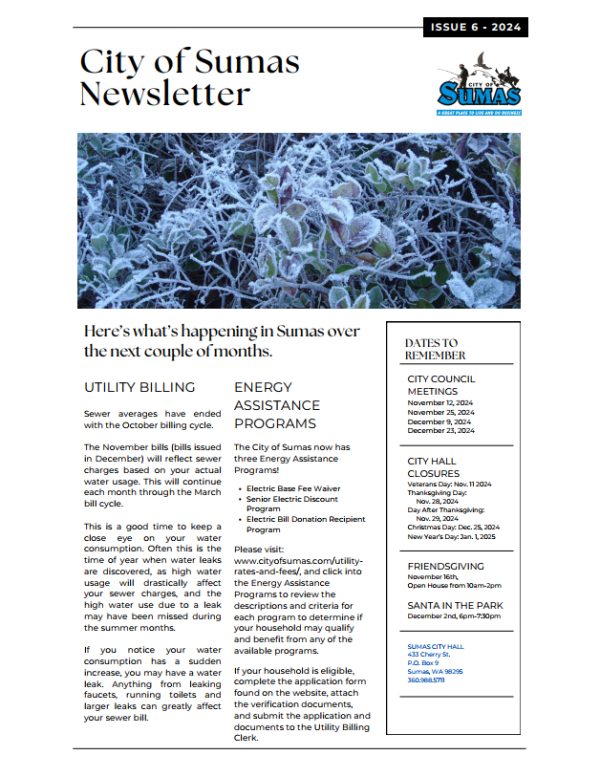 City of Sumas | Official Website | Washington