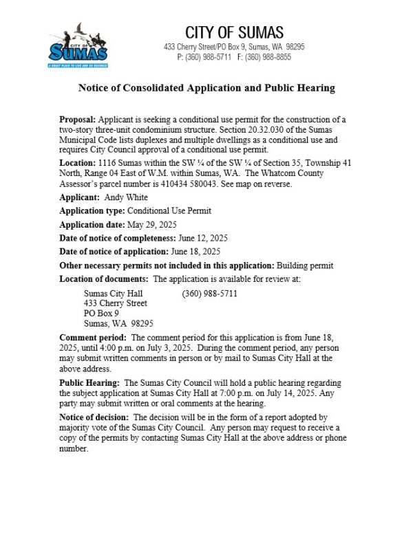 City of Sumas | Official Website | Washington